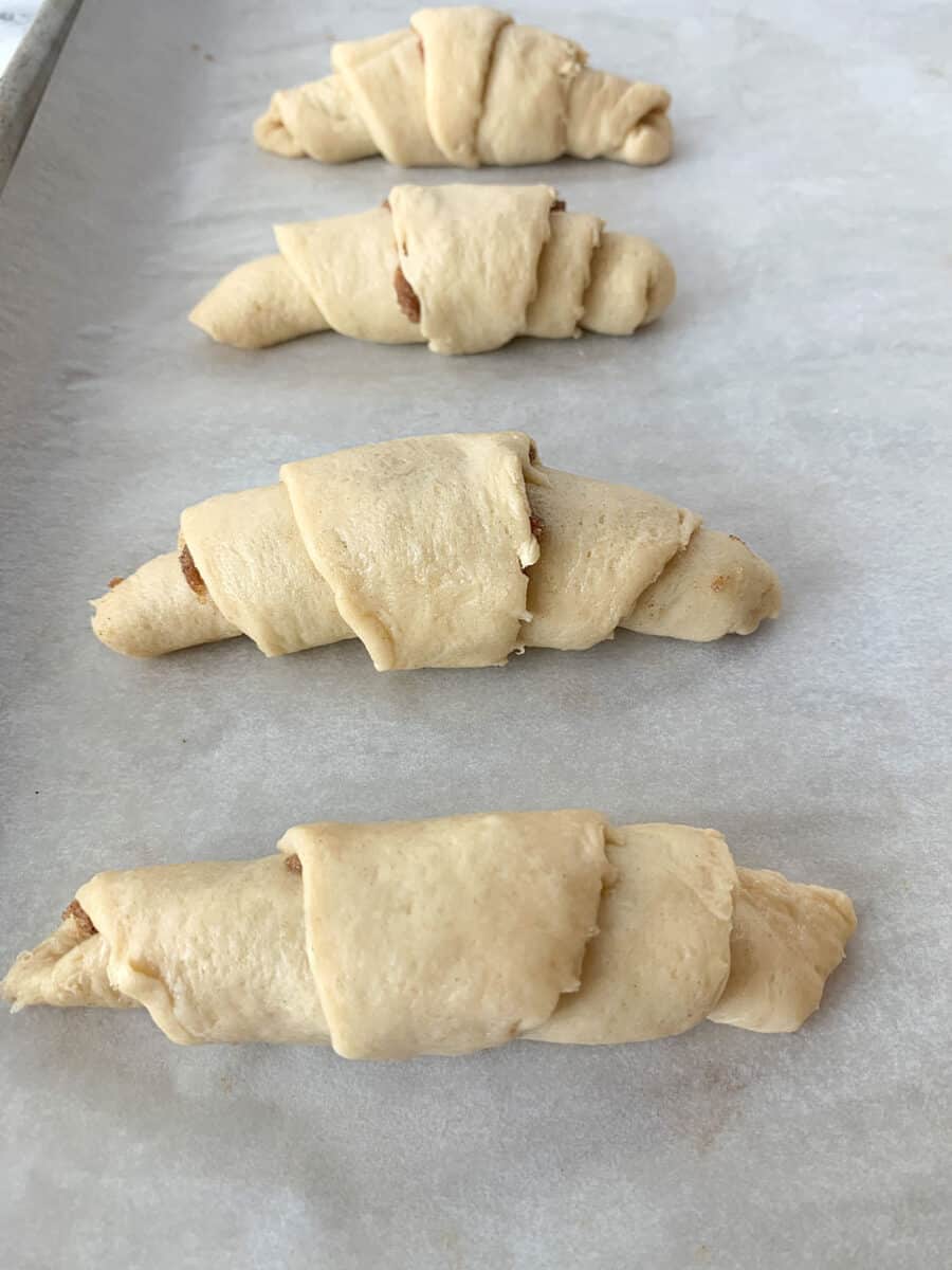 Crescent Roll Cinnamon Rolls - One Hot Oven®