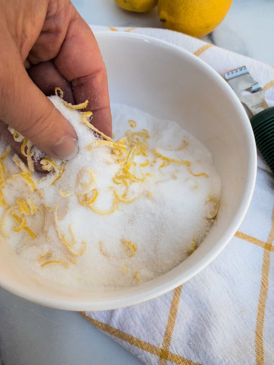 How To Make Lemon Sugar To Flavor Desserts And Drinks - One Hot Oven®