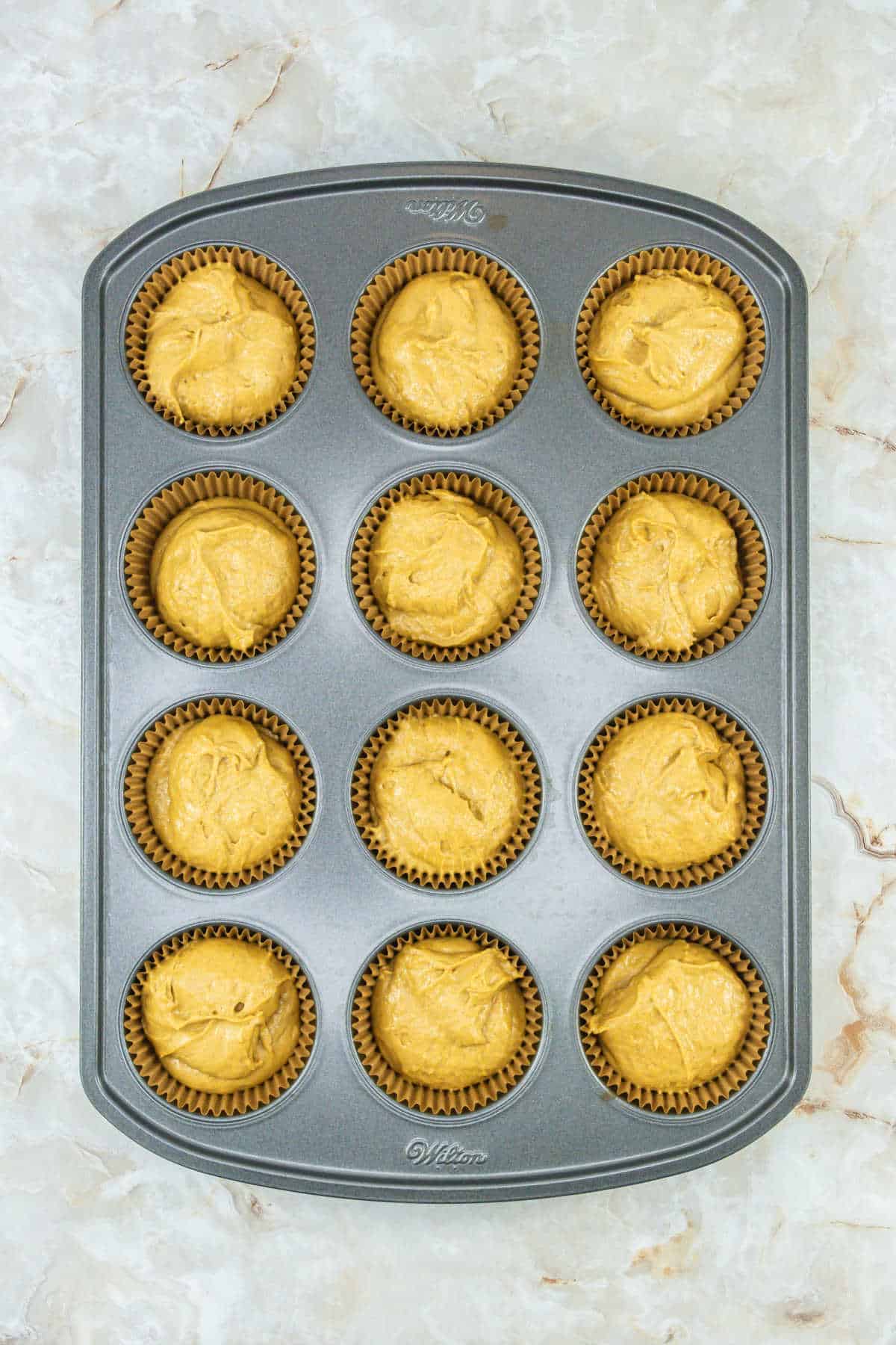 Gingerbread Muffins With Vanilla Bean Glaze - One Hot Oven