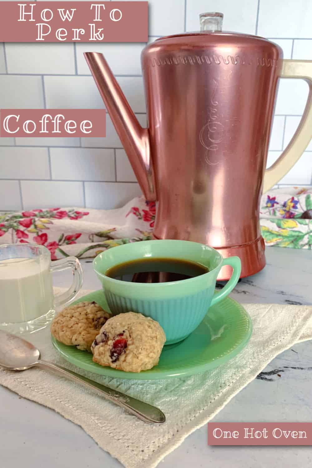 Vintage West Bend Flavo-Matic Percolator in Pink + How To Perk Coffee ...