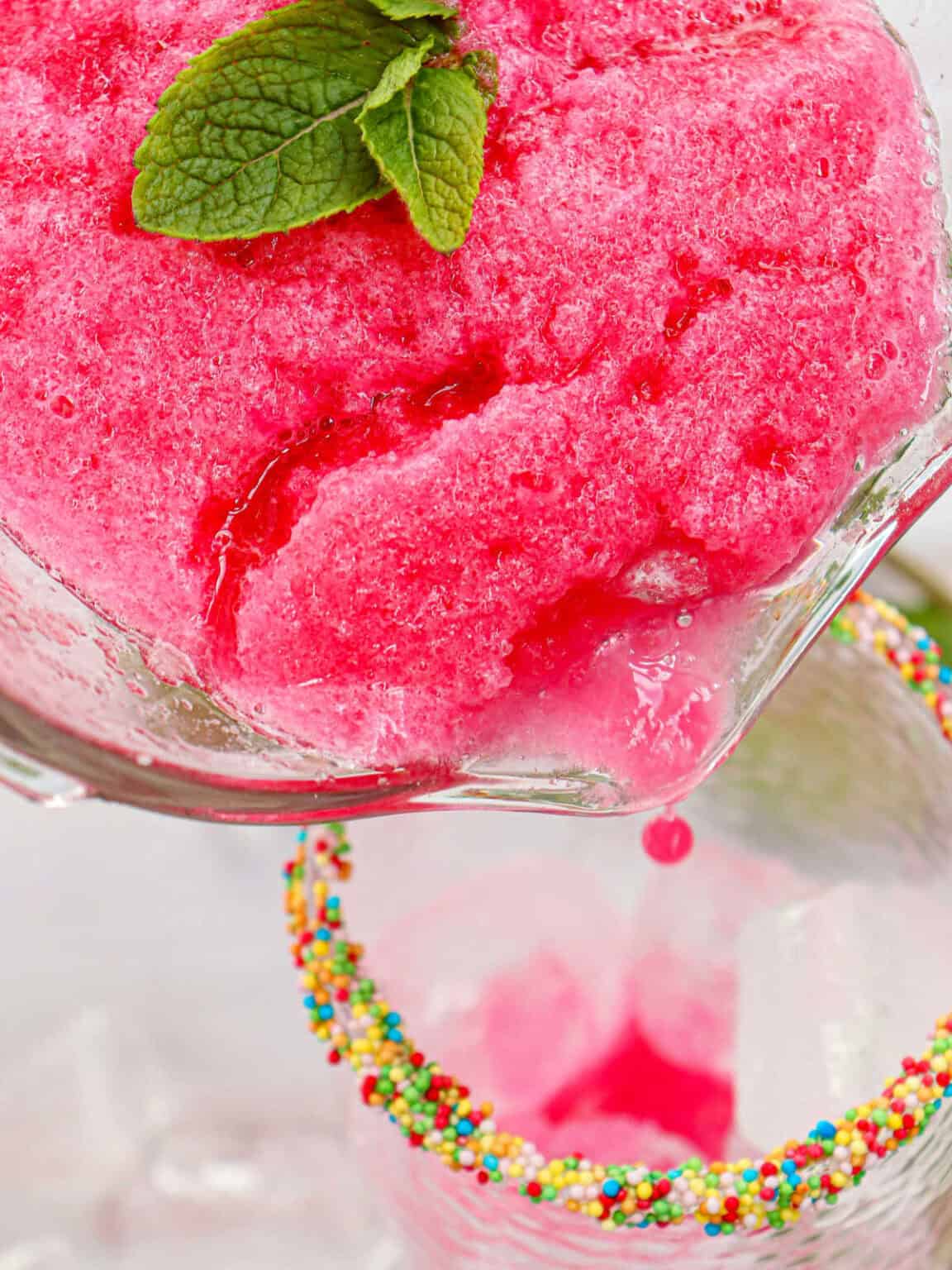Easy Homemade Watermelon Slushie Recipe - One Hot Oven®